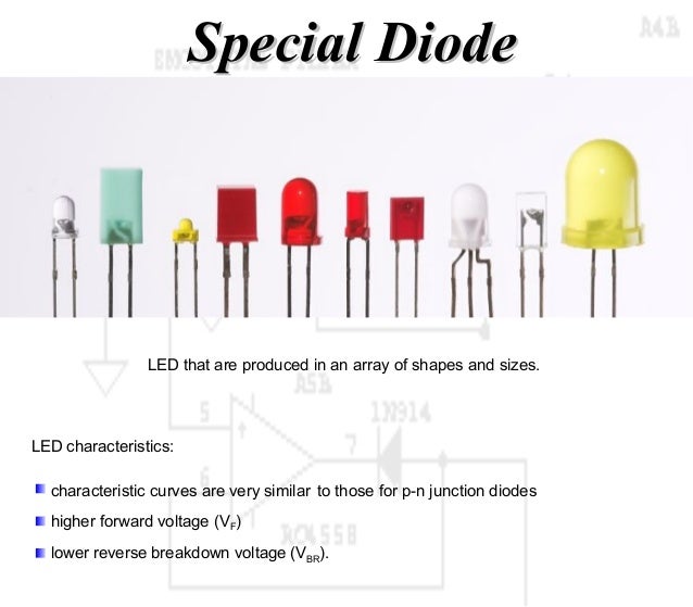 Working Principle Diode And Special Diode