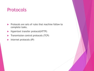 Working principles of internet | PPT