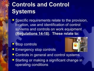 Working safely with work equipment by donald a mackay | PPT