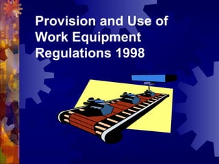 Working safely with work equipment by donald a mackay | PPT