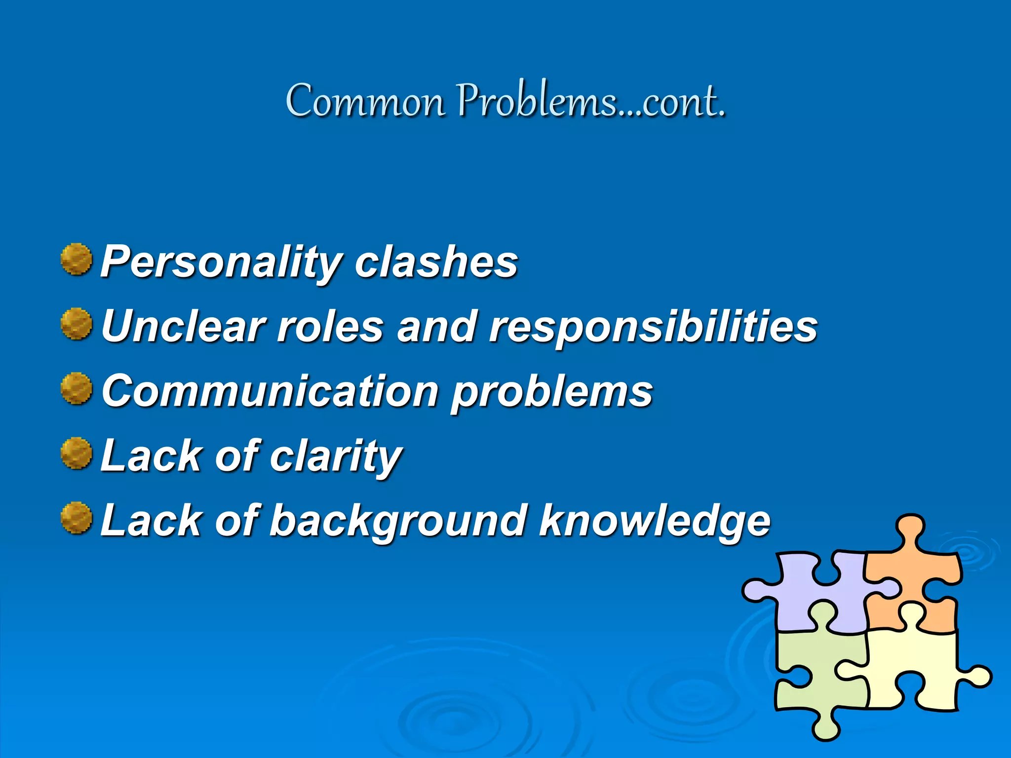 Working teams without tears | PPT