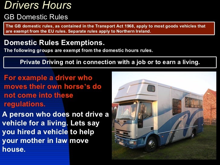 Working time regulations