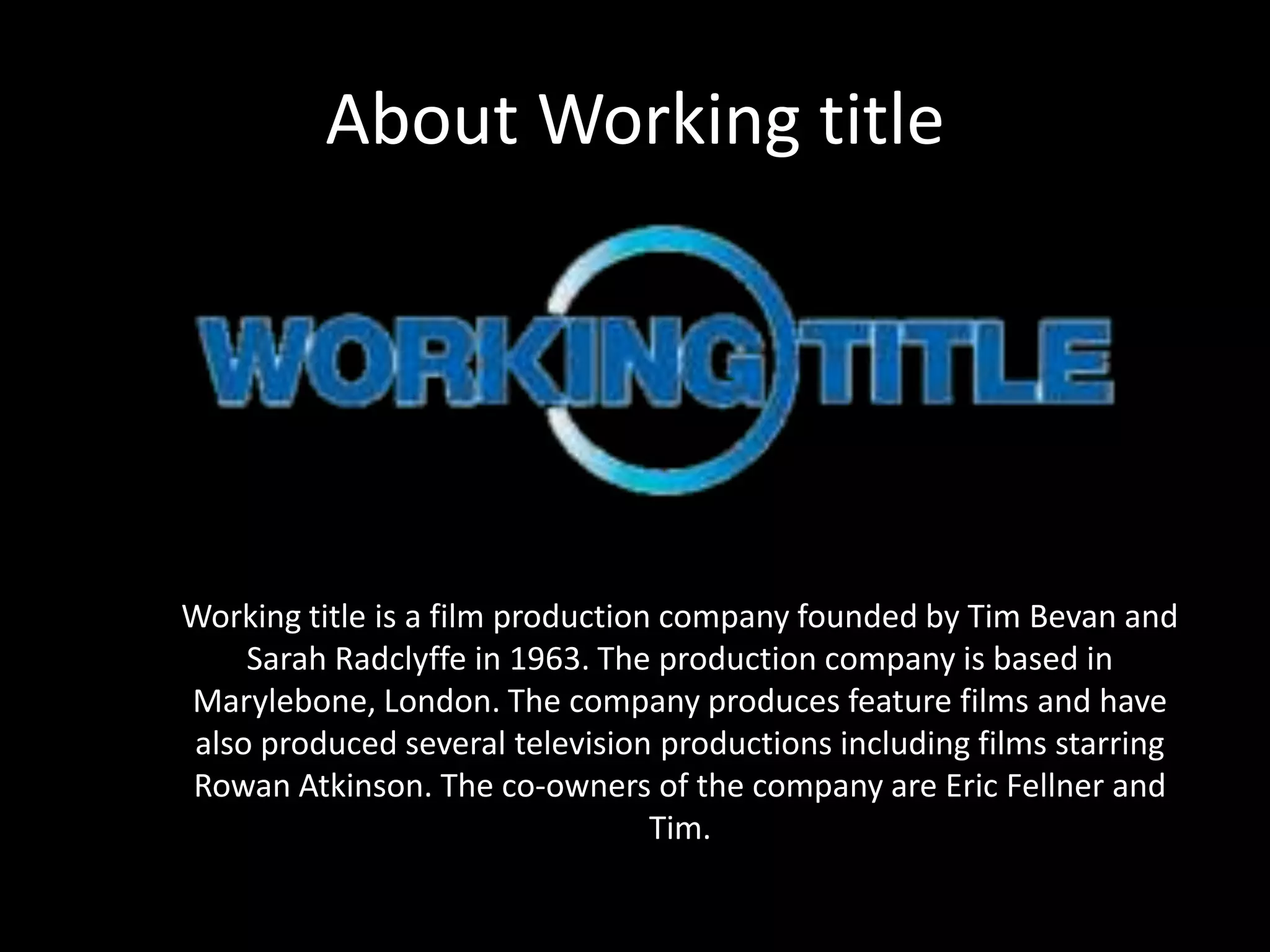 Working Title | PPTX