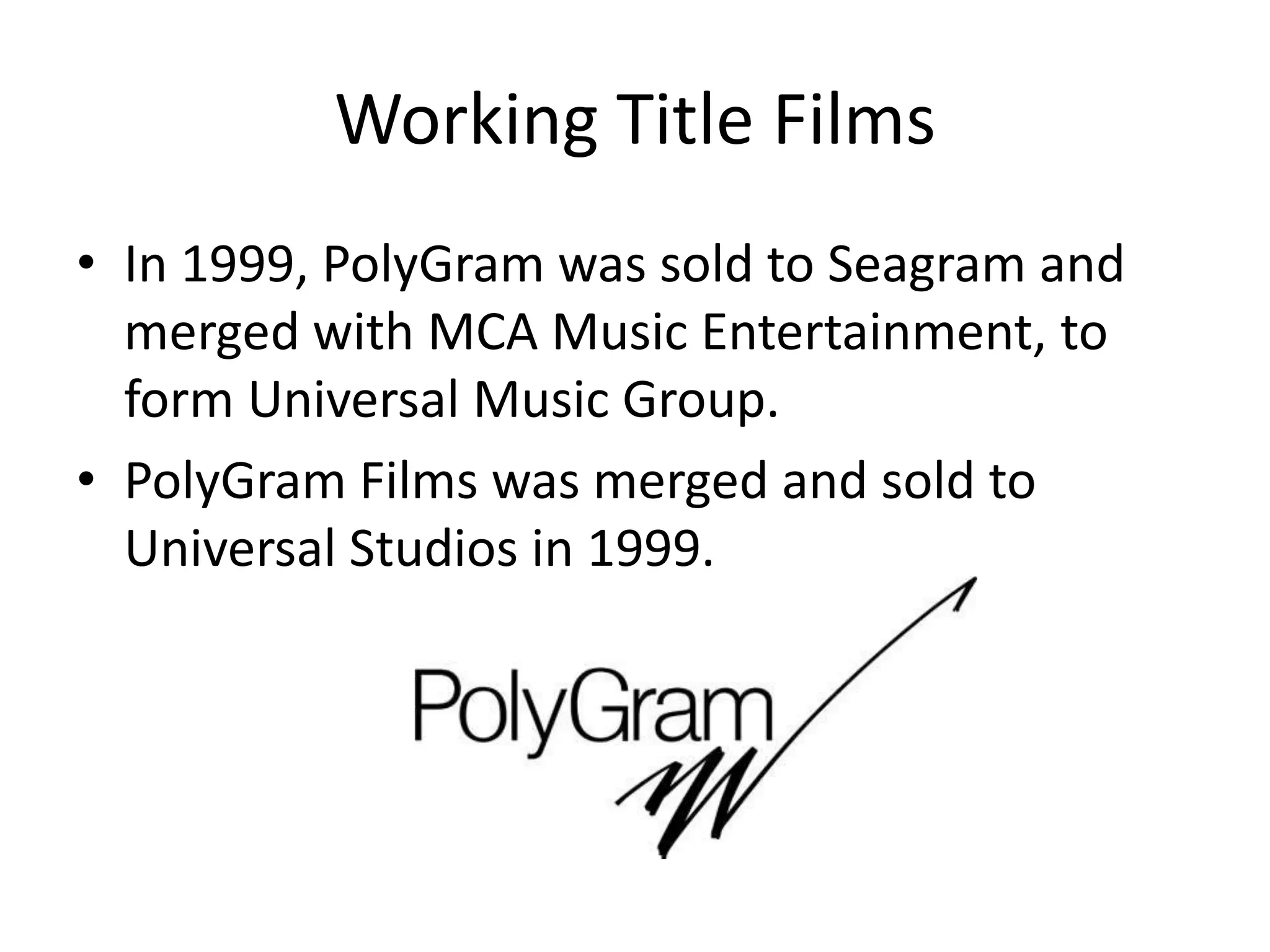 Working title | PPT