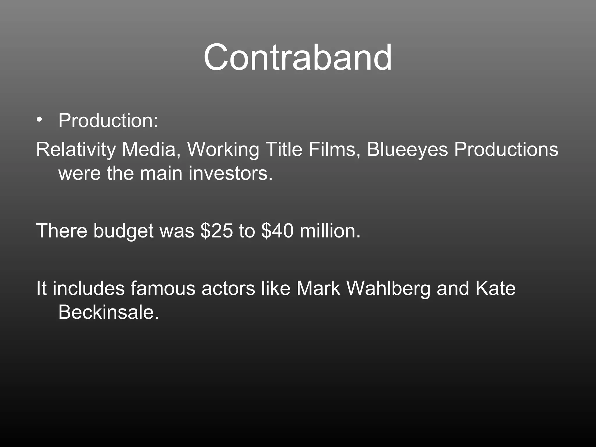 Working title case study | PPT