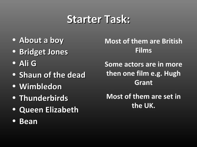 Working title case study | PPT