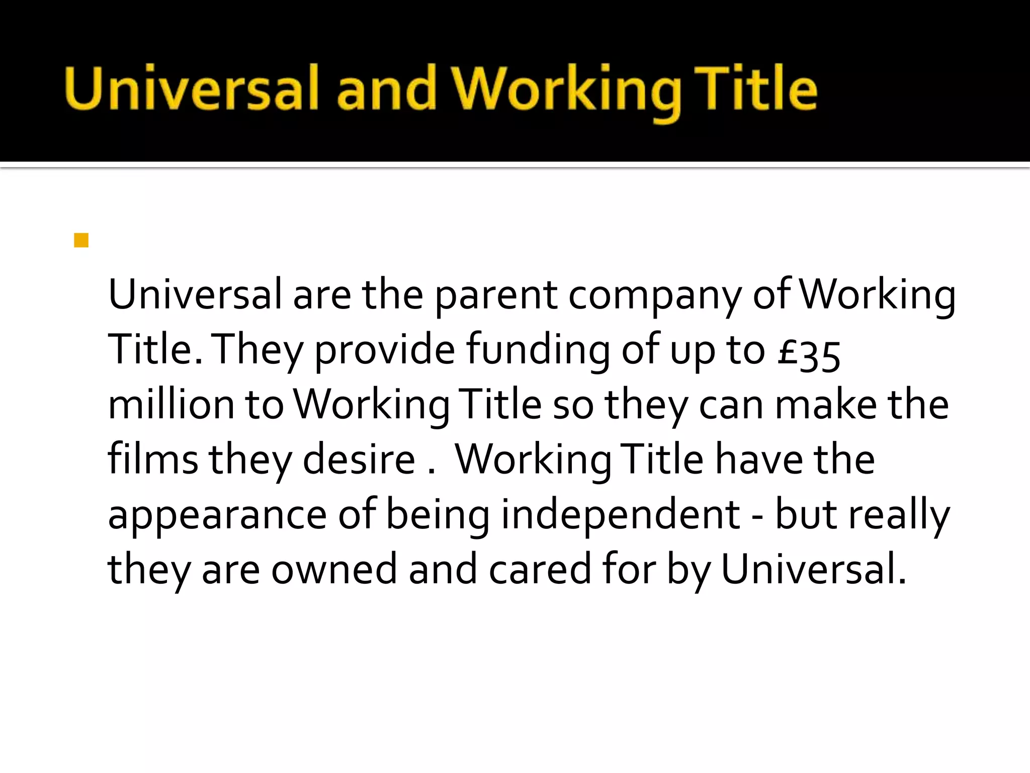 Working title fact sheet | PPTX