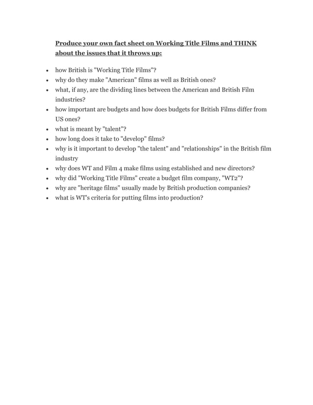 Working title fact sheet guide | DOCX