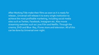 Working titles | PPTX | Video Production | Content Production