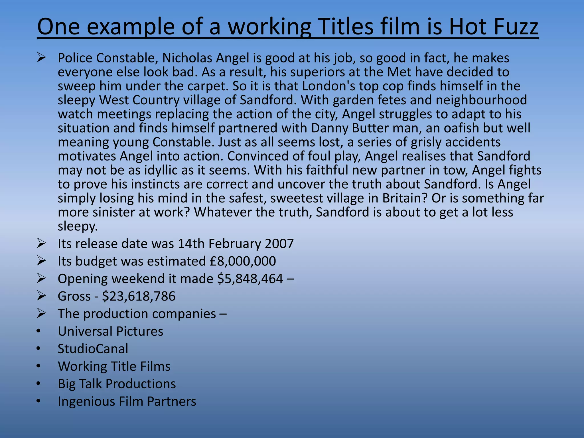 Working titles | PPT