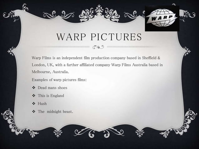 Working titles and warp films | PPTX