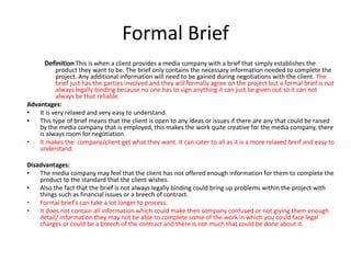 Working to a breif 3 | PPT