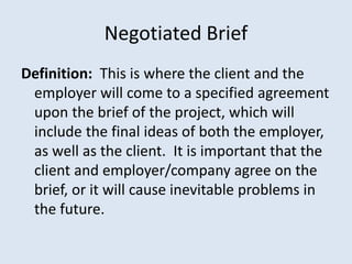Working to a brief | PPTX