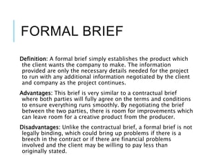 Working To A Brief | PPT