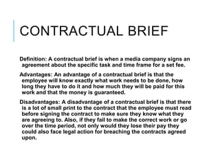 Working to a brief pro forma | PPT