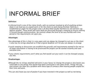 Working to a brief pro forma(1) | PPTX