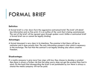 Working to a brief pro forma(1)-23 | PPT