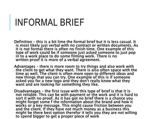 Working to a brief pro forma (jacob hargrave) | PPT