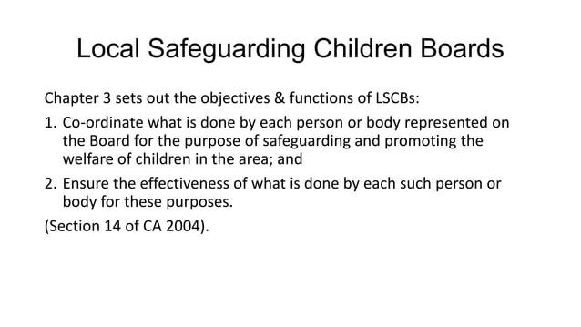 Working together to safeguard children 2013 | PPTX | Daycare and Pre ...