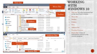 Working wih windows10 | PPT