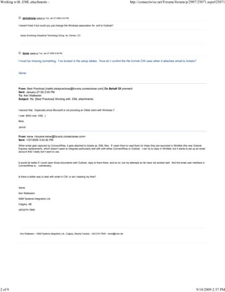 Working With .Eml Attachmen.. | PDF