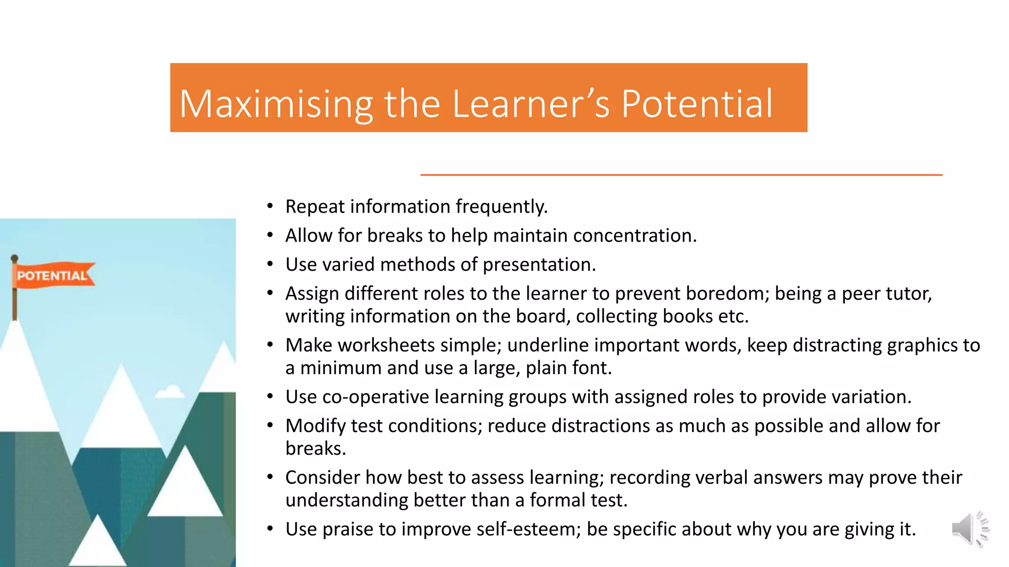 Working With Adhd Learners 6 Ppsx