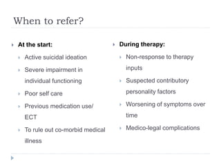 Referring to a Psychiatrist | PPTX