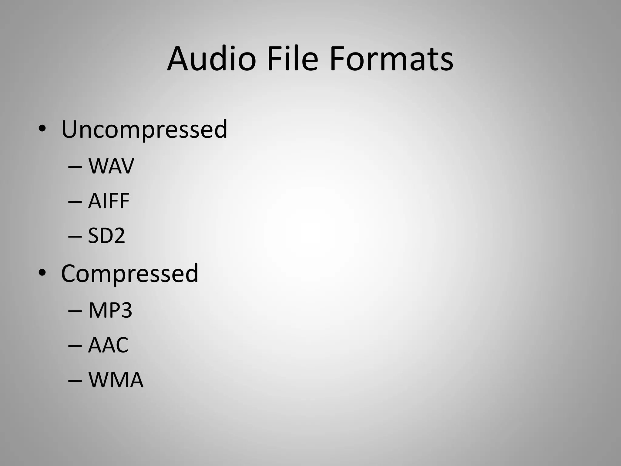 Working with audio | PPTX