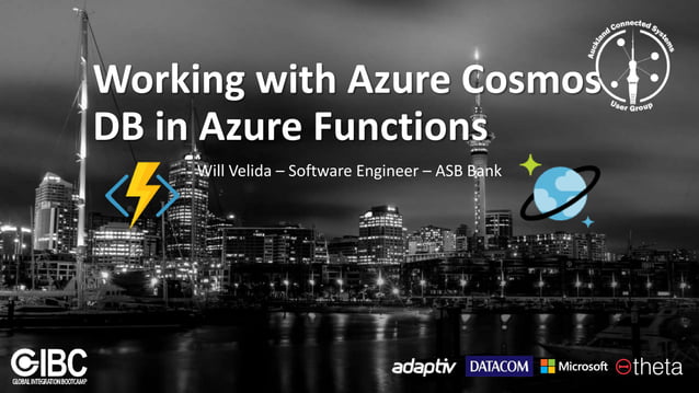 Working with Azure Cosmos DB in Azure Functions | PPT