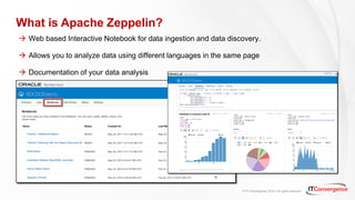 Working with Oracle Big Data Cloud Compute Edition and Apache Zeppelin | PDF