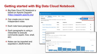 Working with Oracle Big Data Cloud Compute Edition and Apache Zeppelin | PDF