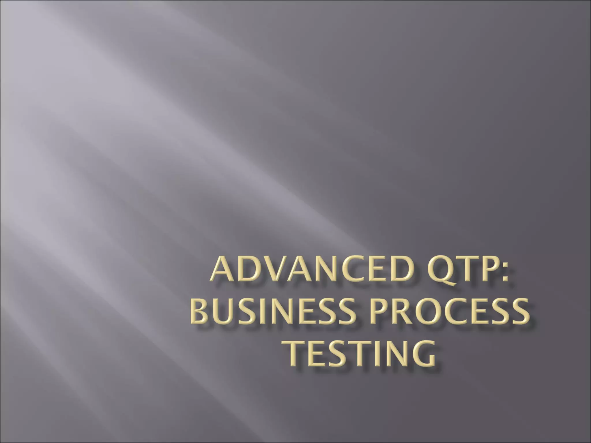 Business Process Testing Ppt Computer Software And Applications Computing