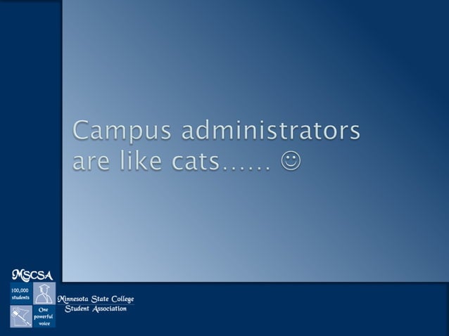 Working with Campus Administration | PPT | College Planning | College ...