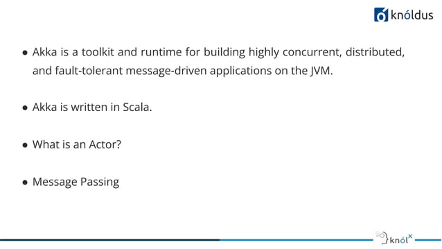 Working With Child Actors in Akka | PPT