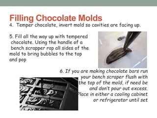 Working with chocolate molds | PPTX