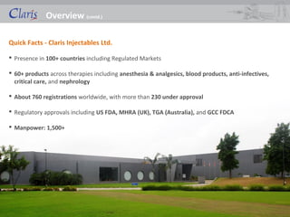 Working with Claris Lifesciences Limited | PPT