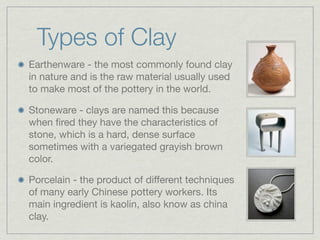 Working with Clay | KEY