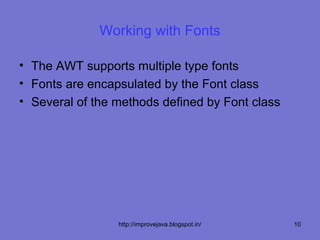 Working with color and font | PPT