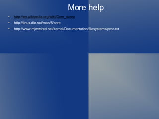 Working with core dump | PPT