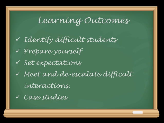 Working with difficult students | PPT