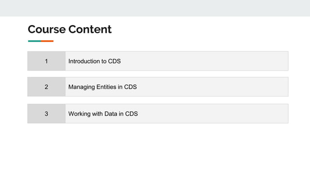 Working With Entities And Data In Cds Power Platform Ppt 