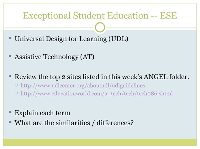 Working With Ese And Esol Students | PPT | Special Education | Education