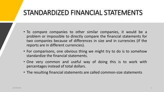 Working with financial statements | PPTX