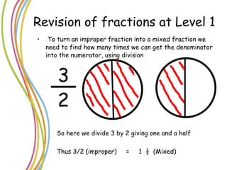 Working with fractions at L2 | PPT