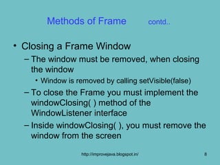 Working with frames | PPT