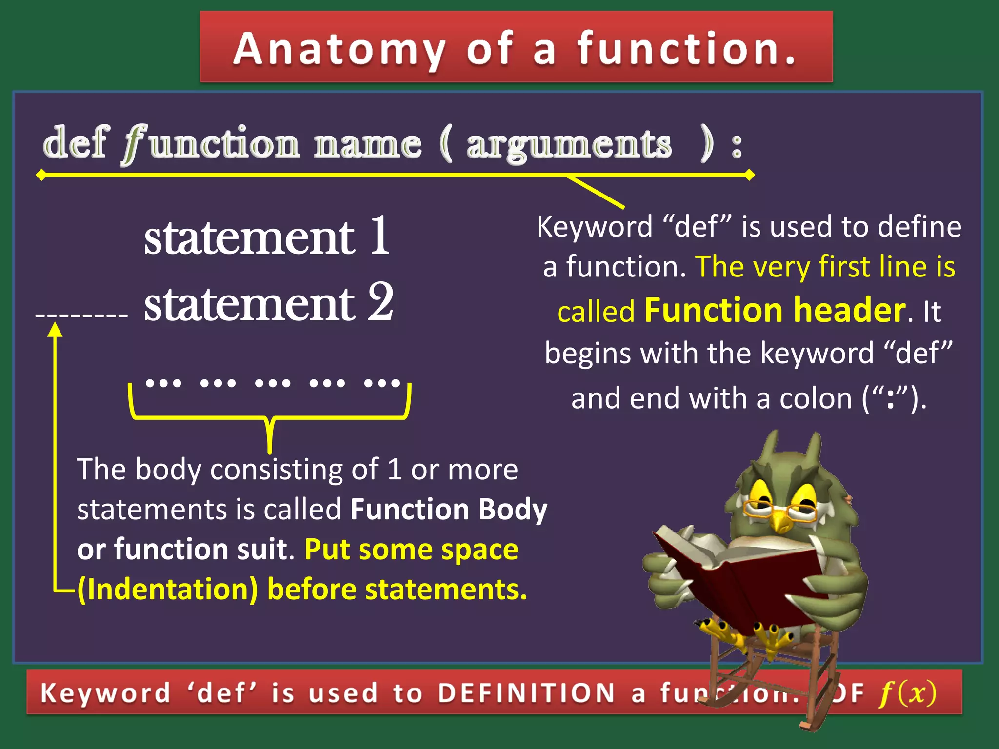 Functions In Python Class 12 Computer Science Ppt