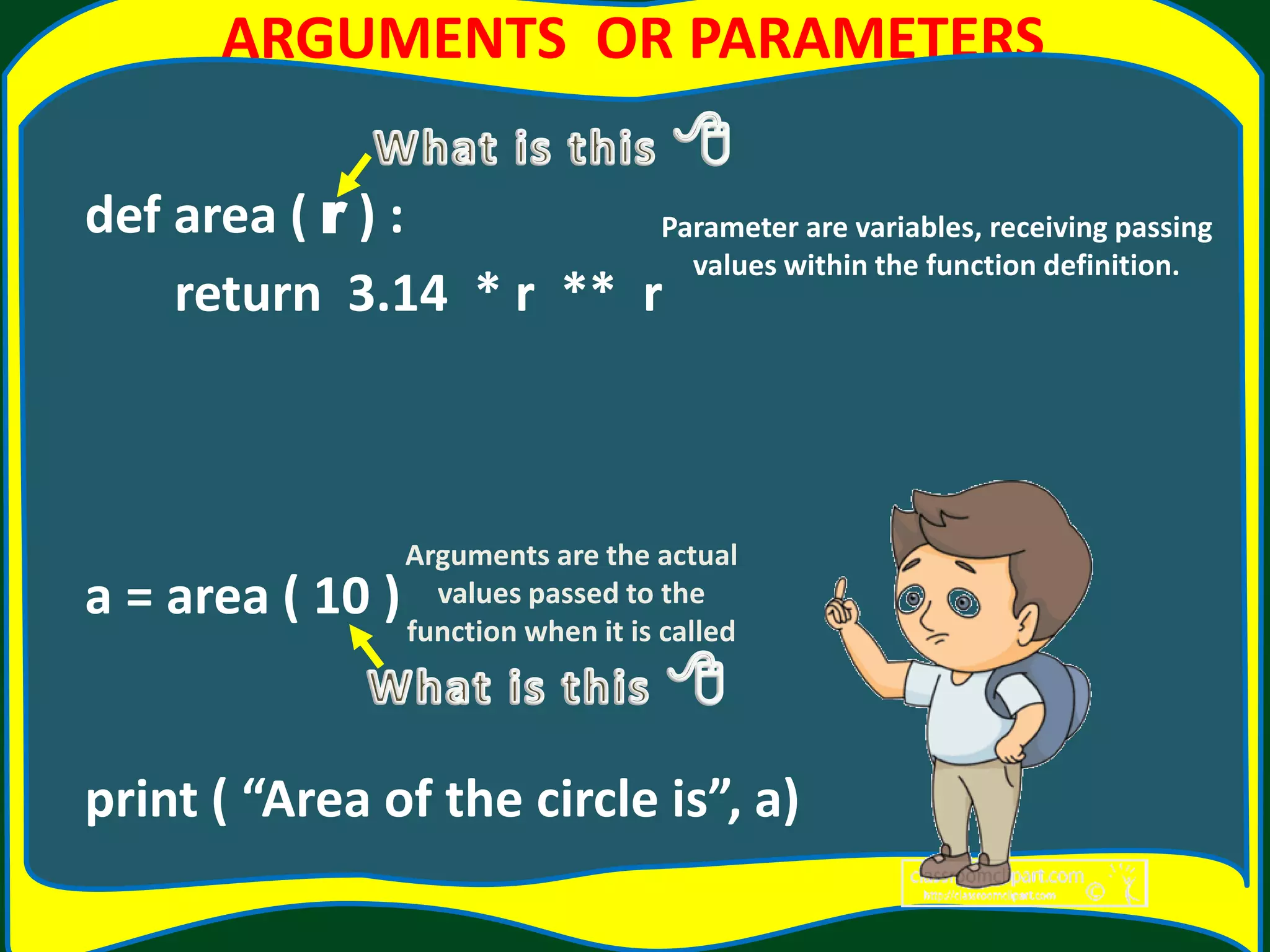 Functions In Python Class 12 Computer Science Ppt