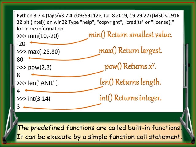 FUNCTIONS IN PYTHON, CLASS 12 COMPUTER SCIENCE | PDF | Programming Languages | Computing