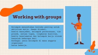Working with groups | PPTX