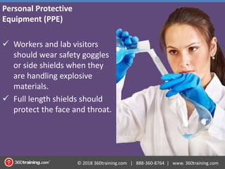 Working with Highly Reactive or Explosive Chemicals | 360training.com